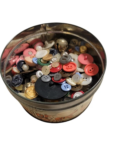 TIN OF OLD Vintage Antique To Now Buttons £16.08 - PicClick UK