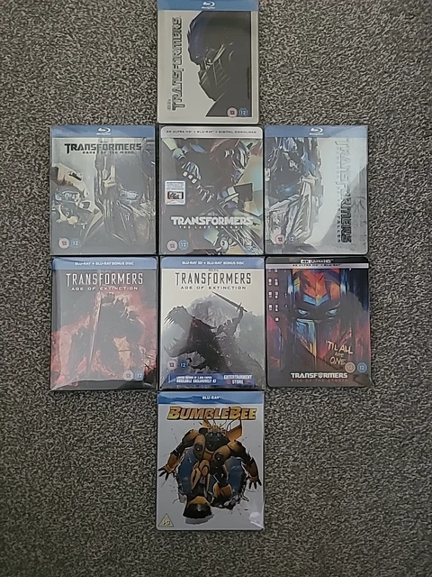 TRANSFORMERS 7-MOVIE COLLECTION 4K UHD Blu-ray Steelbook £52.72 ...