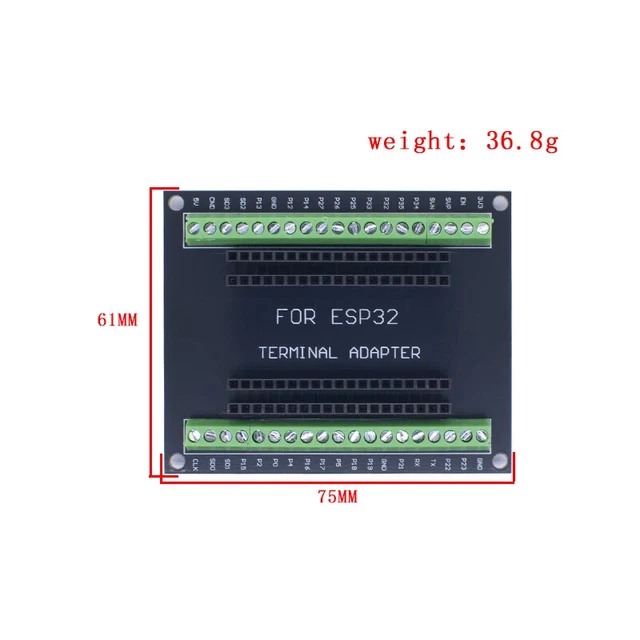 ESP32 BREAKOUT BOARD GPIO ESP32S ESP32 Development Board TOP ESP-WROOM-32 WiFi £3.05 - PicClick UK