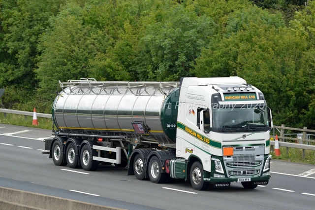TRUCK PHOTO 12X8 - Volvo FH - Duncan Hill - NK18 MFA £10.00 - PicClick UK