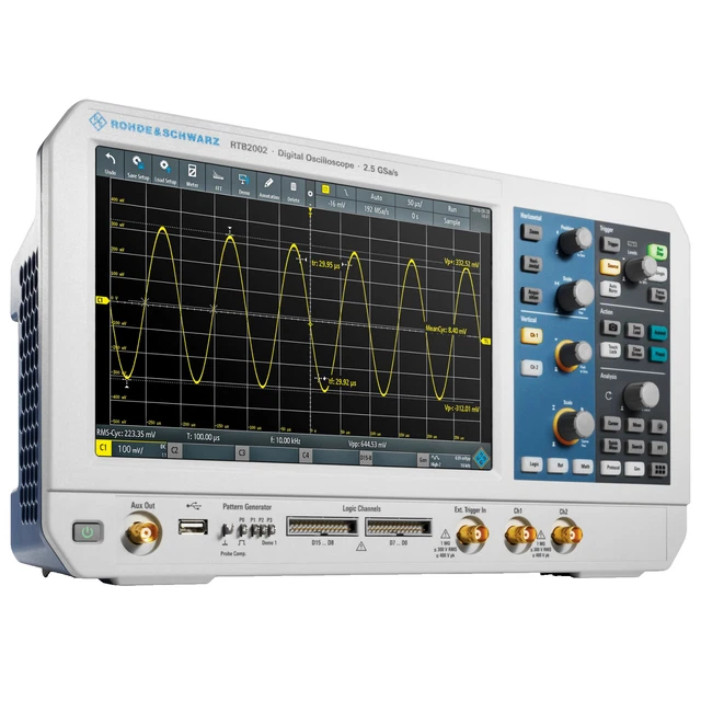 ROHDE & SCHWARZ RTB2002 Two-Channel 70 MHz Digital Oscilloscope ONLY 10 ...