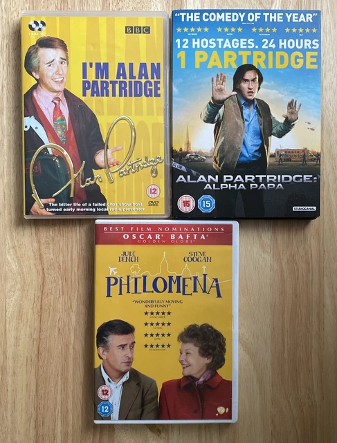 STEVE COOGAN DVD Bundle, I’m Alan Partridge, Alpha Papa, Philomena ...