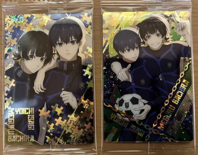 BLUE LOCK WAFER 2 Yoichi Isagi Meguru Bachira Foil Set of 2 Cards ...