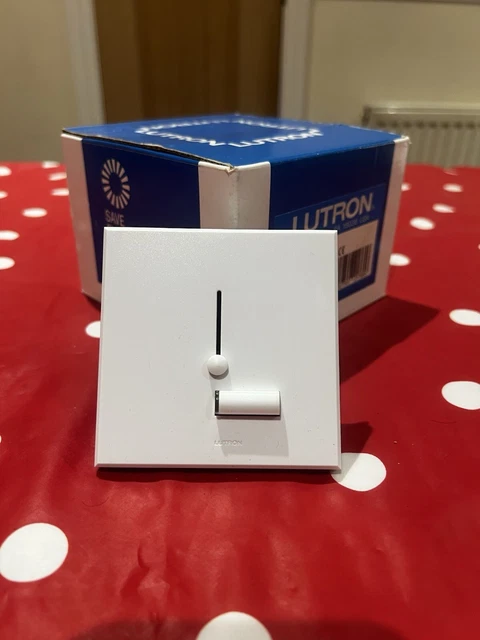 LUTRON RANIA DIMMER Switch RNSU-452B-FAW-M White £69.99 - PicClick UK