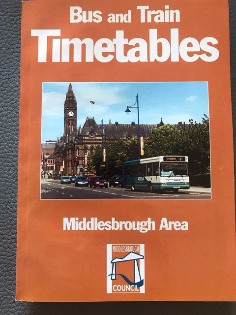 MIDDLESBROUGH AREA BUS Timetable Bundle x 3 - 2002/3/4 £5.99 - PicClick UK