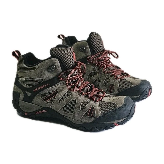 MERRELL DEVERTA 2 Mid Waterproof Hiking Boots Men's Size 11 Boulder ...
