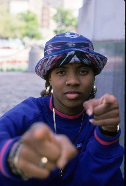 RAPPER MC LYTE appears in a portrait taken on May 5, 1990 in New - Old ...