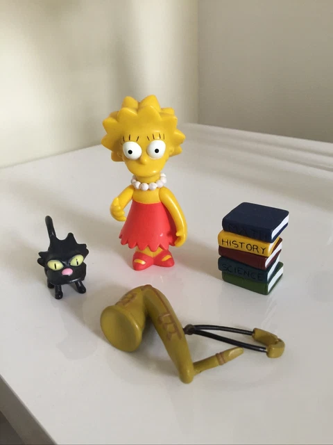 PLAYMATES INTERACTIVE WOS The Simpsons - Lisa + Cat - Series 1 Action ...