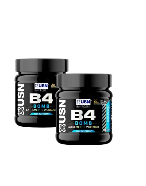 PRE WORKOUT USN B4 Bomb 300gr Blue Raspberry (Energy Boost) £45.98 ...