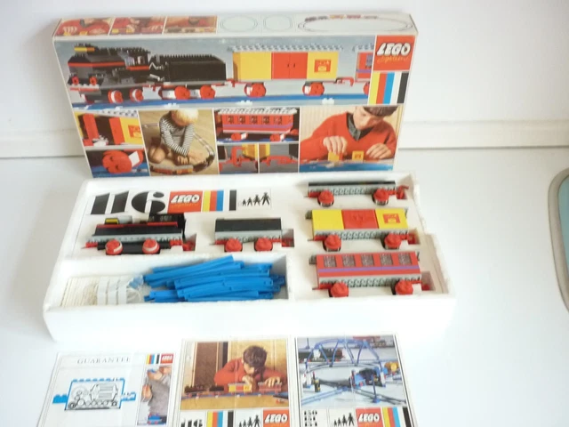 LEGO SYSTEM 116 Starter Train Set with Motor & Track £99.95 - PicClick UK