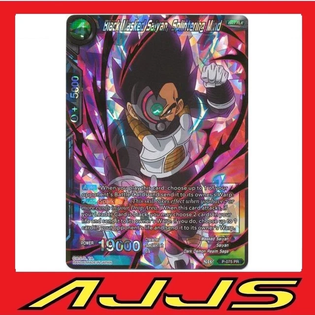 DBS DRAGON BALL Super Black Masked Saiyan, Splintering Mind - P-075 PR FOIL NM/M $1.99 - PicClick AU
