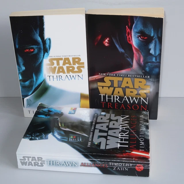 TIMOTHY ZAHN STAR Wars Grand Admiral Thrawn Books 1-3 Alliances Treason ...