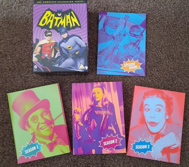 BATMAN COMPLETE ORIGINAL Television Series DVD Box Set 1966-1968 3 ...