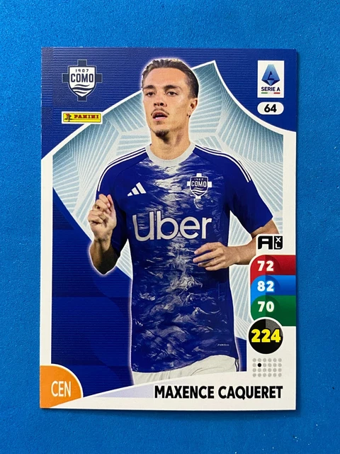 PANINI CALCIATORI ADRENALYN 2025-26 2026 n. 64 Maxence Caqueret (Como ...