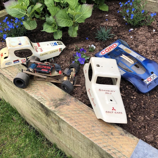 VINTAGE RADIO CONTROLLED Car Parts Racing Jason Leach - Staveley Model ...