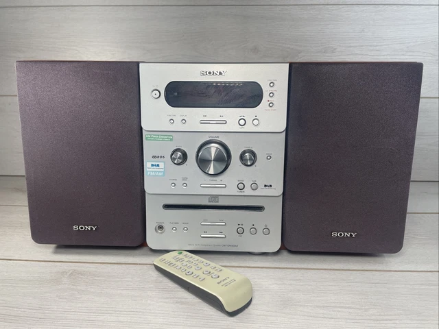 SONY MICRO HI-FI Component Stereo System CMT-GPX9DAB Cassette CD DAB FM ...
