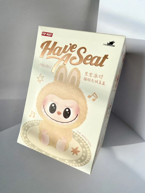 ORIGINAL POPMART LABUBU The Monsters V2. HAVE A SEAT Neu mit OVP QR ...