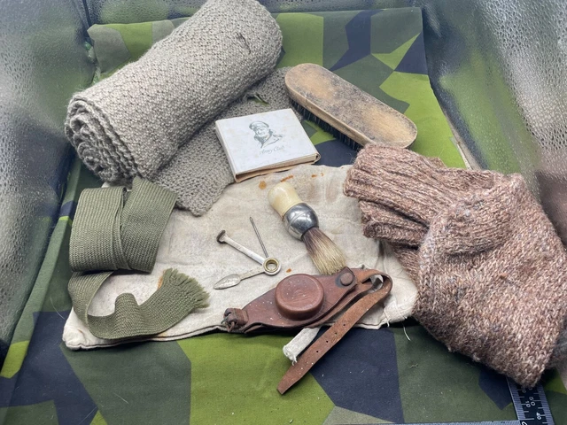 ORIGINAL WW2 BRITISH Army Officers Personal Effects from Kit Bag £33.00 ...