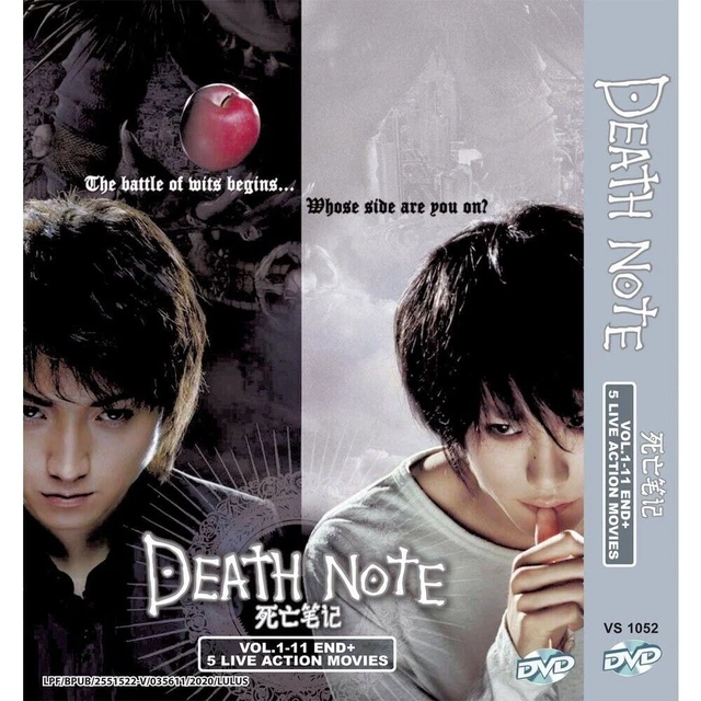 JAPANESE DRAMA DEATH Note (1-11End+ 5 Live Action Movie) English ...
