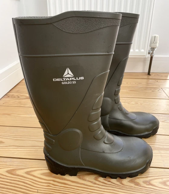 HEAVY DUTY DELTA PLUS GOLD2 S5 khaki Wellington Boots Size 8 EU Size 42 £12.91 - PicClick UK