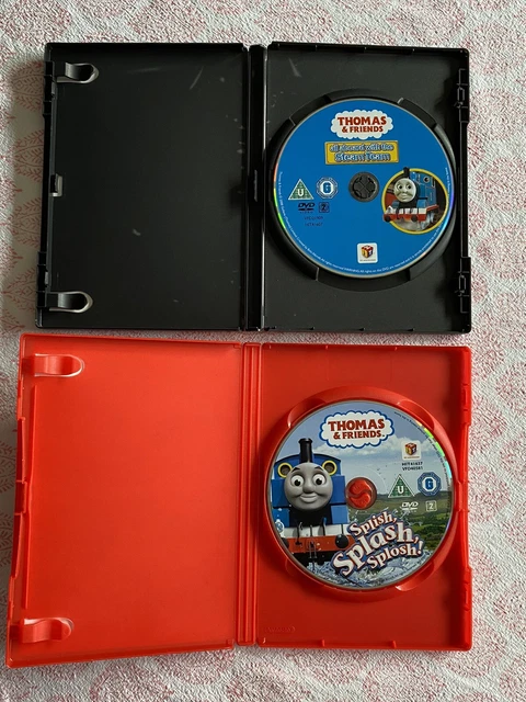 THOMAS & FRIENDS DVD’s ‘all aboard with the steam team’ & ‘splish ...