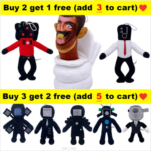 UK SKIBIDI TOILET Titan Cameraman Plush Toy Throw Pillows Cushion Decor ...