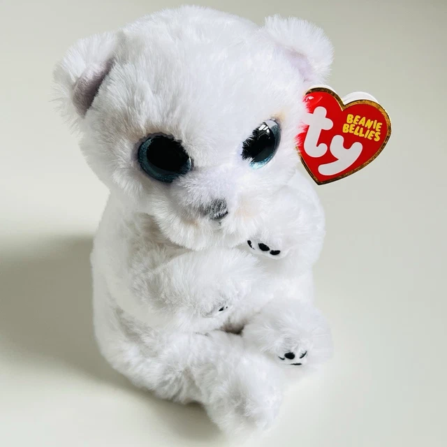 TY ORIGINAL BEANIES Babies Boos Wuzzy Plush 7” Polar Bear Christmas ...