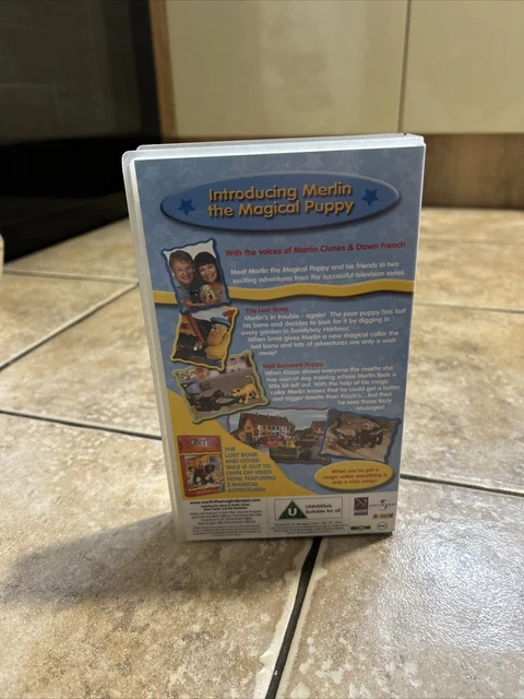 INTRODUCING MERLIN THE Magical Puppy VHS Video Tape Tested £19.99 ...