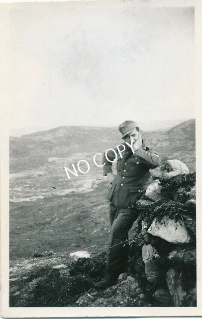 FOTO WK II Gebirgs-Pionier-Battailon 82 Soldat Gebirgsjäger Norway F1 ...