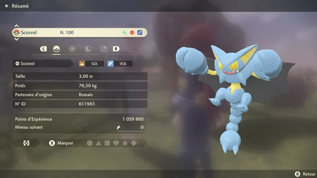 LEGENDES POKEMON ARCEUS - Scorvol Shiny Ou Non Full Strat 6Iv - Baron £ ...