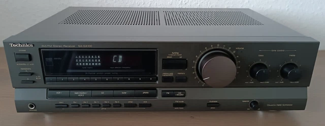 TECHNICS SA-GX100 - Ricevitore stereo AM/FM Made in Japan 1990 EUR 45 ...
