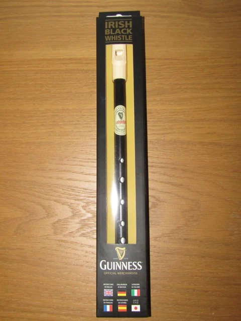 GUINNESS IRISH BLACK Whistle Made By Waltons Boxed With Instructions £ ...