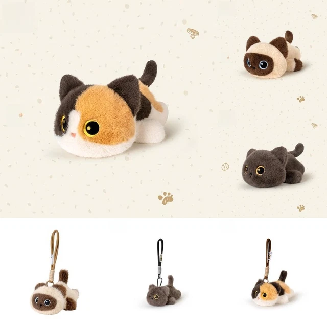 CUTE CARTOON BLA Cat Siamese Cat Cartoon Plush Toy Pendant And Pillow ...
