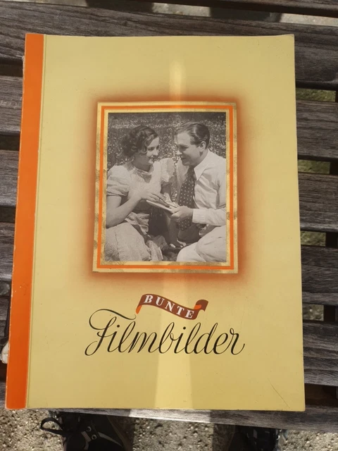ZIGARETTENBILDER ALBUM SAMMELALBUM 1936 Dresden "Bunte Filmbilder ...