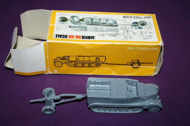 AIRFIX POLY GERMAN Half Track & 37mm Gun with box HO/OO scale model ...