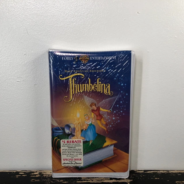 THUMBELINA VHS 1994 Warner Bros Animation Movie Vintage Retro ...