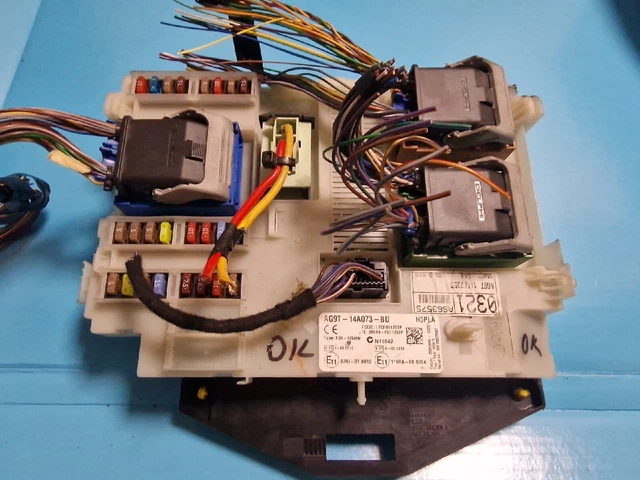 FORD MONDEO MK4 S-MAX TDCi BODY CONTROL MODULE FUSE BOX BCM AG9T-14A073 ...