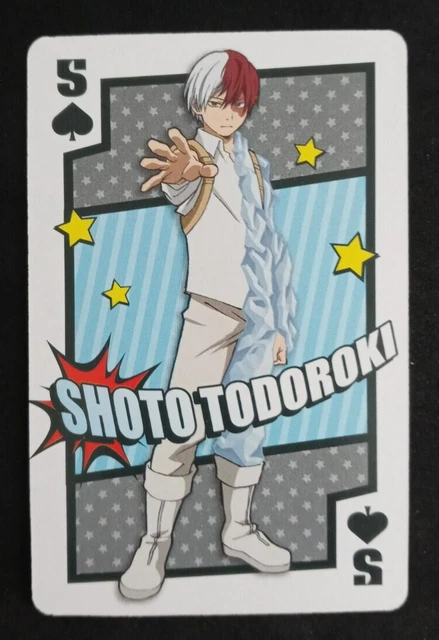 MY HERO ACADEMIA Hero Costume Group Playing Card Shoto Todoroki 5 ...