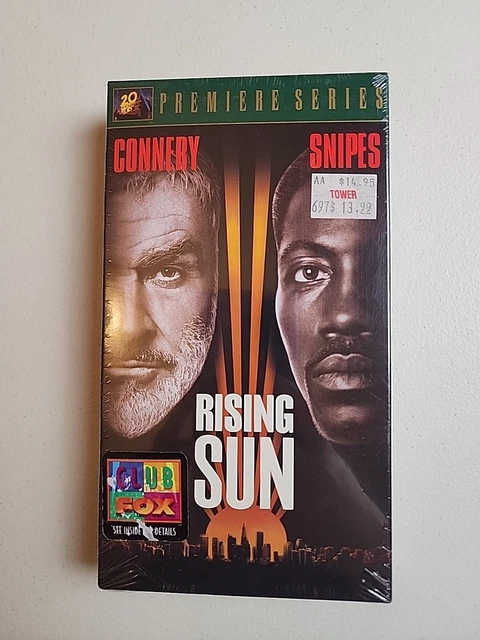 RISING SUN VHS, 1993 20th Century Fox Sean Connery, Wesley Snipes ...