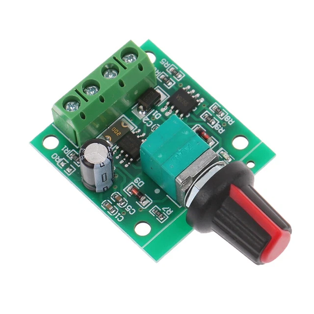 DC 1.8V 3V 5V 6V 12V 2A PWM Motor Speed Controller 0~100% Adjustable ...