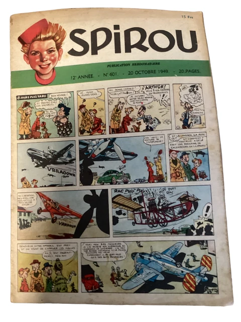ANCIENNE REVUE SPIROU Vintage Bande Dessinée Livre Pas Lucky Luke Astérix 1949 EUR 4,00 ...