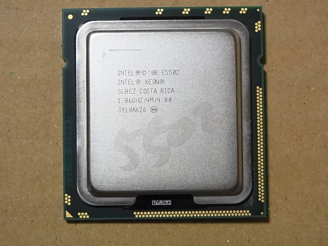 INTEL XEON E5502 SLBEZ 1.86GHz/4m/4.80 Nehalem-EP LGA1366 2 cores 2 ...