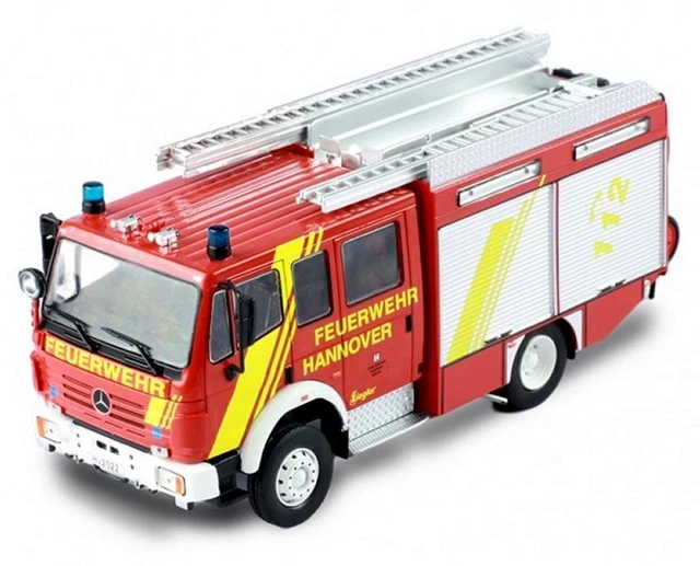 MB MERCEDES BENZ LF 16/12 - Ziegler Hannover - 1995 - Firetruck - IXO 1 ...