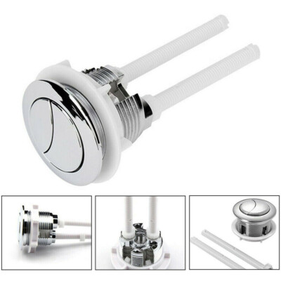 38MM HOLE REPLACEMENT Dual Flush Push Button Toilet Cistern Flush Water ...