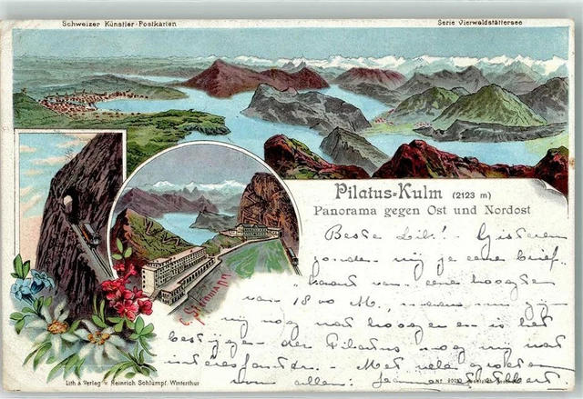 13251086 - PILATUS Kulm Pilatus Kulm Pilatusbahn sign. C. Steinmann ...