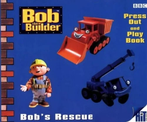 BOB THE BUILDER- Bob's Rescue, Press out & Play(Laminated) (B... by BBC Hardback EUR 7,33 ...