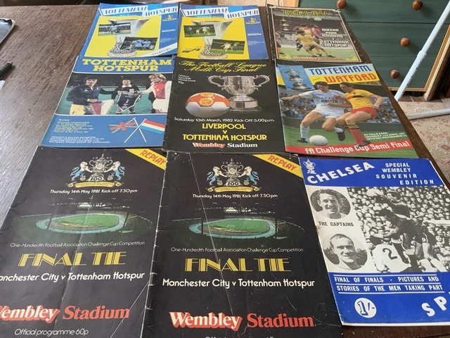 TOTTENHAM PROGRAMME BUNDLE X 9 £21.48 - PicClick UK