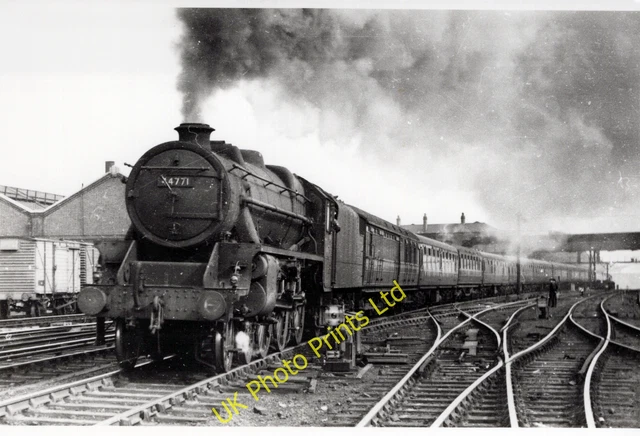 RAILWAY PHOTO EX LMS Black 5 44771 passenger train unknown location c1950's £2.00 - PicClick UK