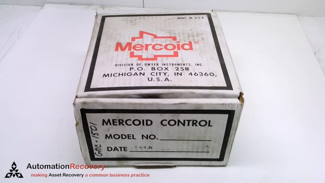 MERCOID PRL-804-P1, Gas Pressure Differential Pressure Switch, New ...