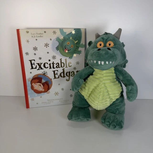 JOHN LEWIS EDGAR The Excitable Dragon Soft Toy 12" Christmas 2019 and ...